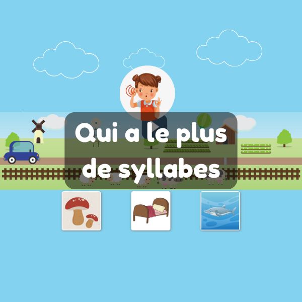 Course aux syllabes : compter les syllabes