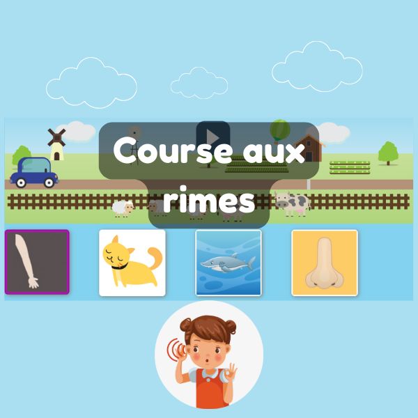Course aux rimes : associer les mots